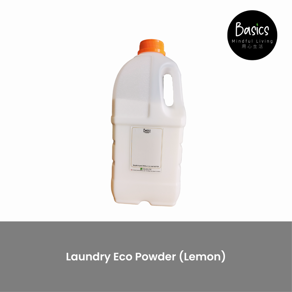 Laundry Eco Powder (Lemon) – Basics Mindful Living