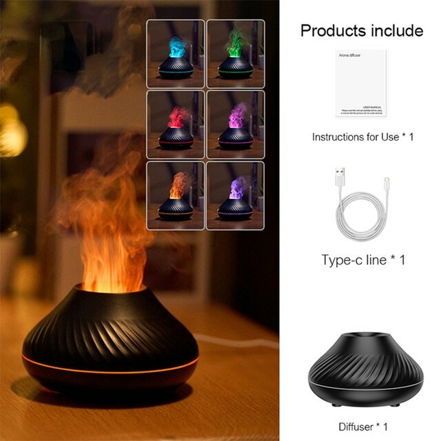 Volcanic Flame Aroma Diffuser – The Kittles Volcanic Flame Aroma Diffuser – The Kittles