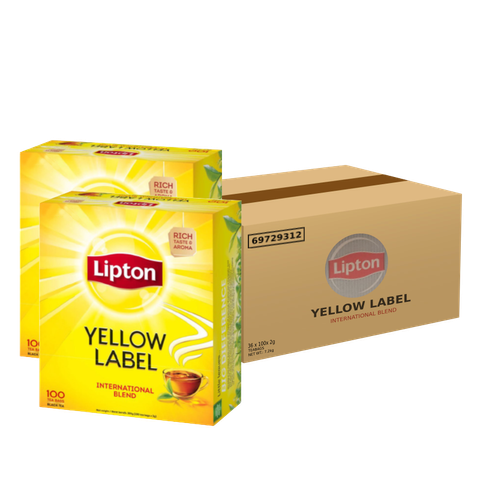 Lipton Yellow Label Black Tea (2gx100bags) – Poh Wah Trading Company ...
