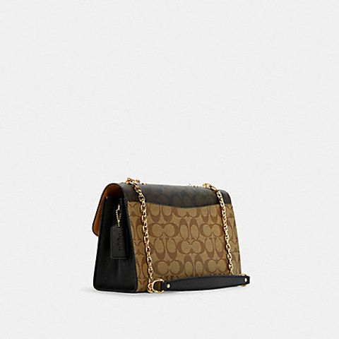 Coach Lane Shoulder Bag In Blocked Signature Canvas C1539 – Luxe Paradise
