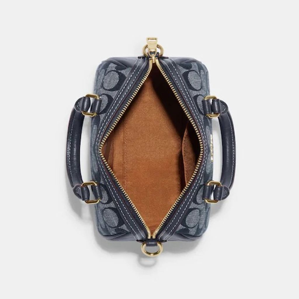 Coach Mini Rowan Crossbody In Signature Chambray CH370 – Luxe Paradise