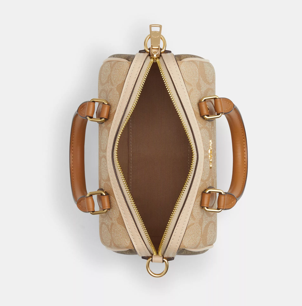 Coach Mini Rowan Crossbody In Blocked Signature Canvas CR244 – Luxe Paradise