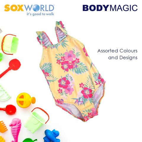 1 Set Body Magic Kids Swimwear Swimming Custom Girls 61-SW0013 A Type A ...