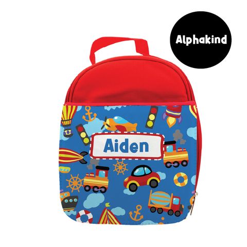 Personalised Kids Lunch Bag - Transport – OMG Store - Personalised ...