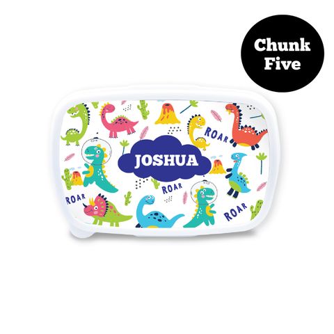 Personalised Kids Lunch Box - Dino – OMG Store - Personalised Gifts ...