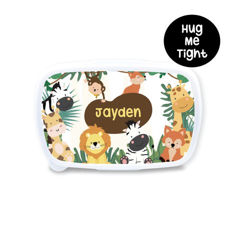Personalised Kids Lunch Box - Safari – OMG Store - Personalised Gifts ...