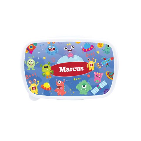 Personalised Kids Lunch Box - Little Monsters – OMG Store ...