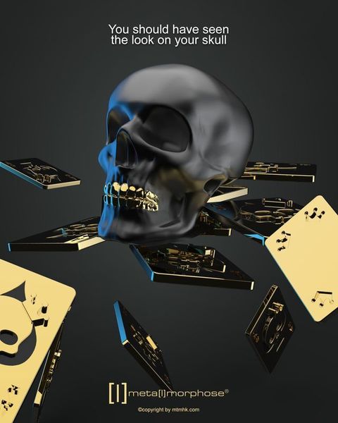 Meta[l]morphose Vectorbox Black Skull Keyring – OMG Store ...