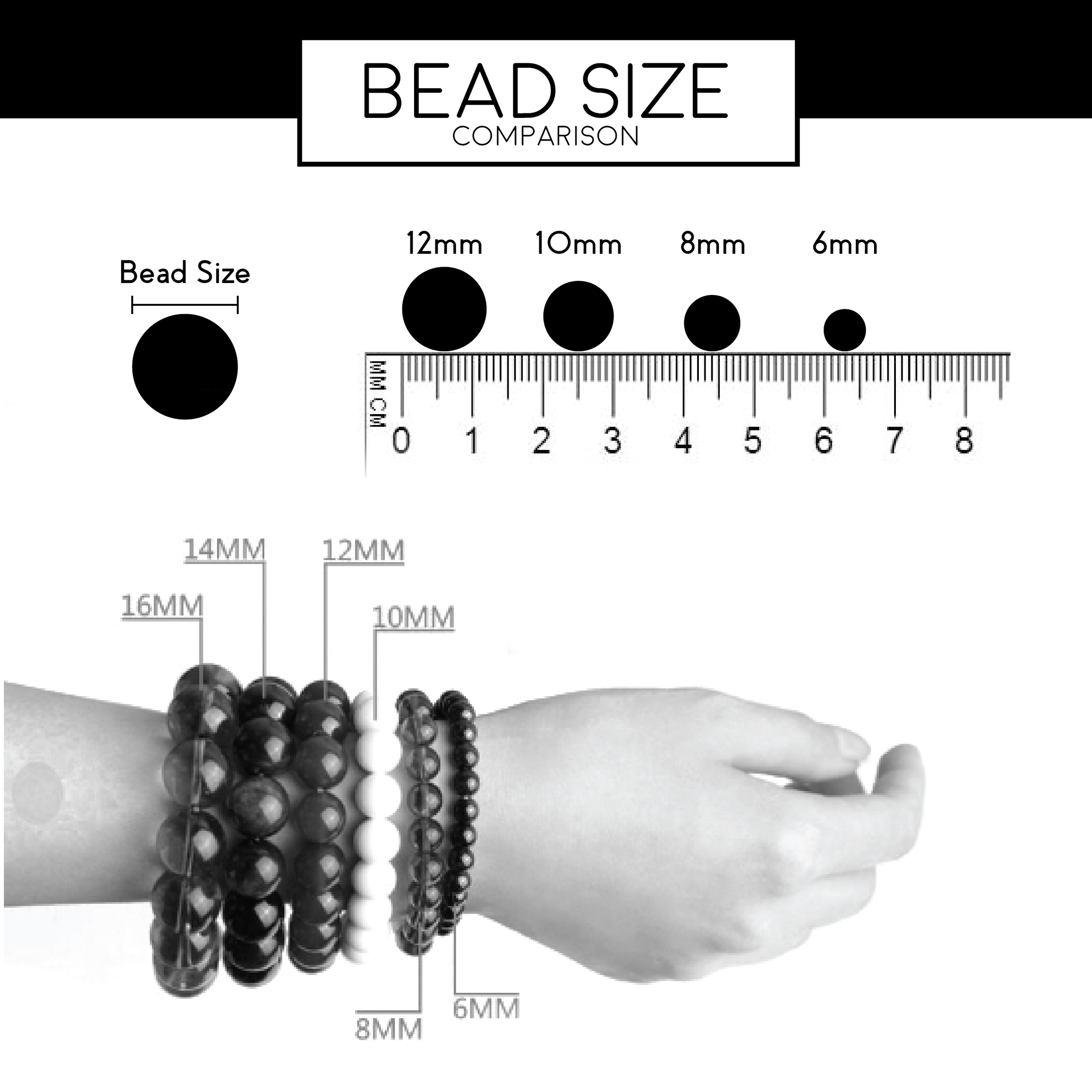 DARKSIDE 10MM GENESIS BRACELET DARKSIDE 10MM GENESIS BRACELET