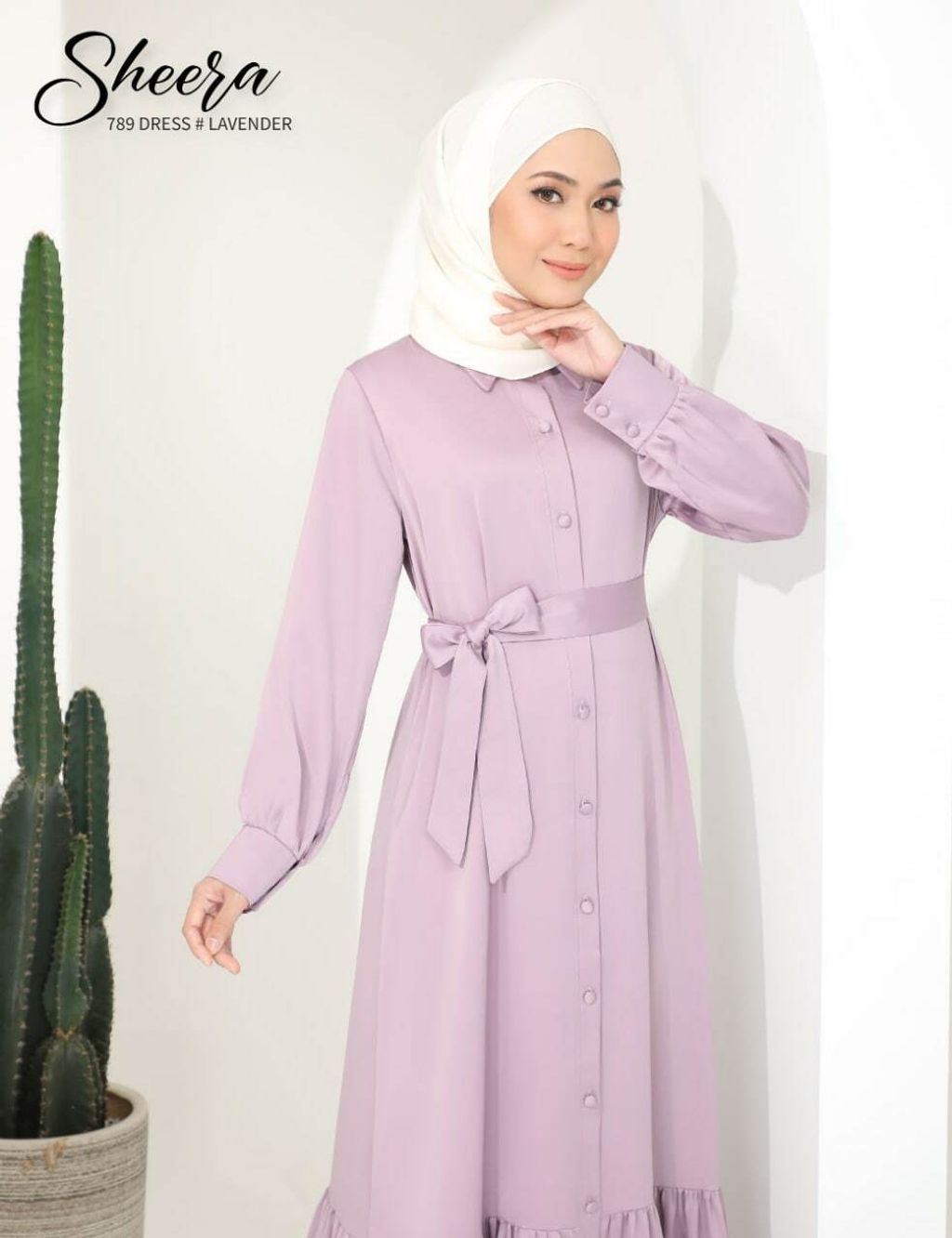 Sheera Dress - Lavender – Farabelle