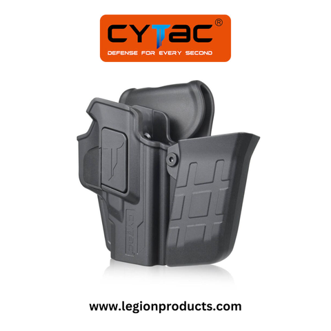 CYTAC R-Defender Holster & Mag Pouch Combo - Fits GLOCK -Belt Clip ...
