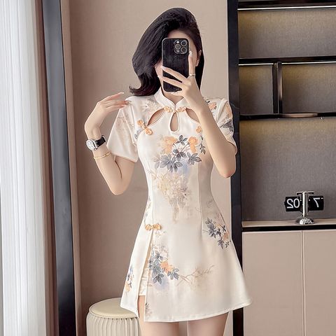 MANDARIN KNOT FLORAL SET WEAR OOTD20875 – OOTD MALAYSIA
