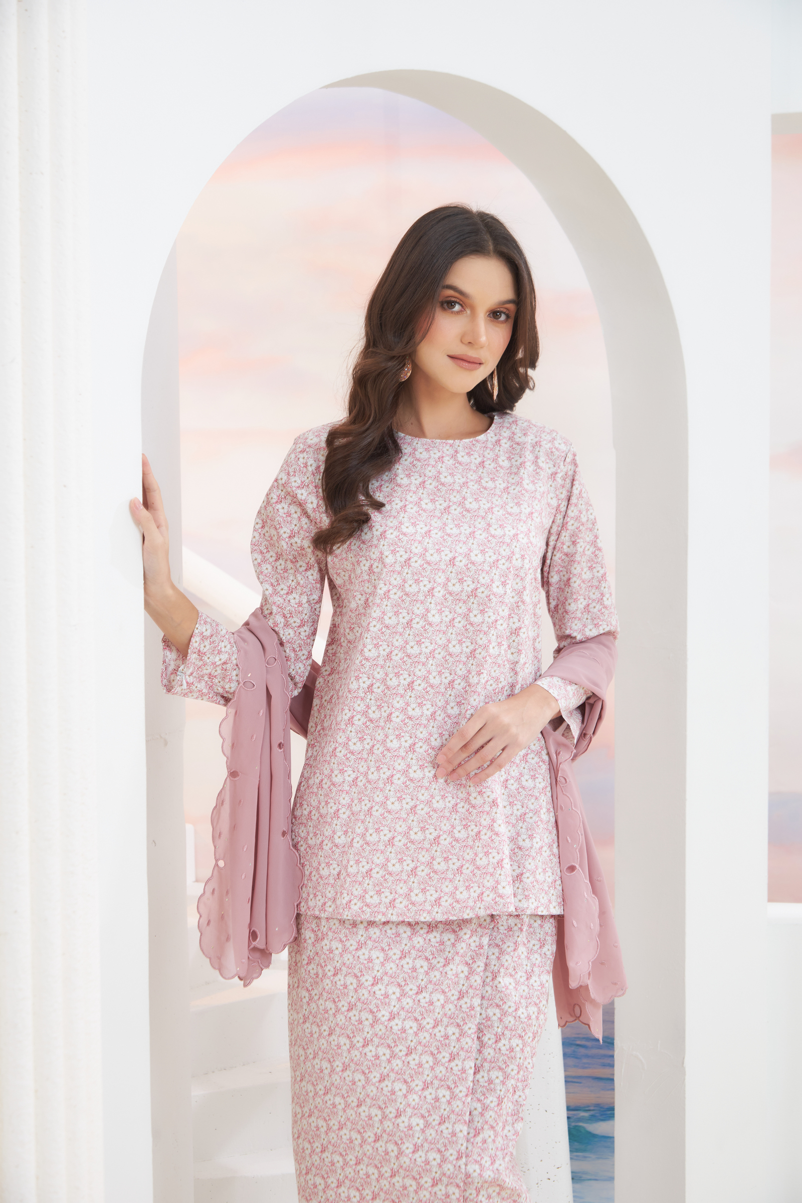 FATEEMA KURUNG KEDAH [ PINK FLOWER ] – Mooreakl