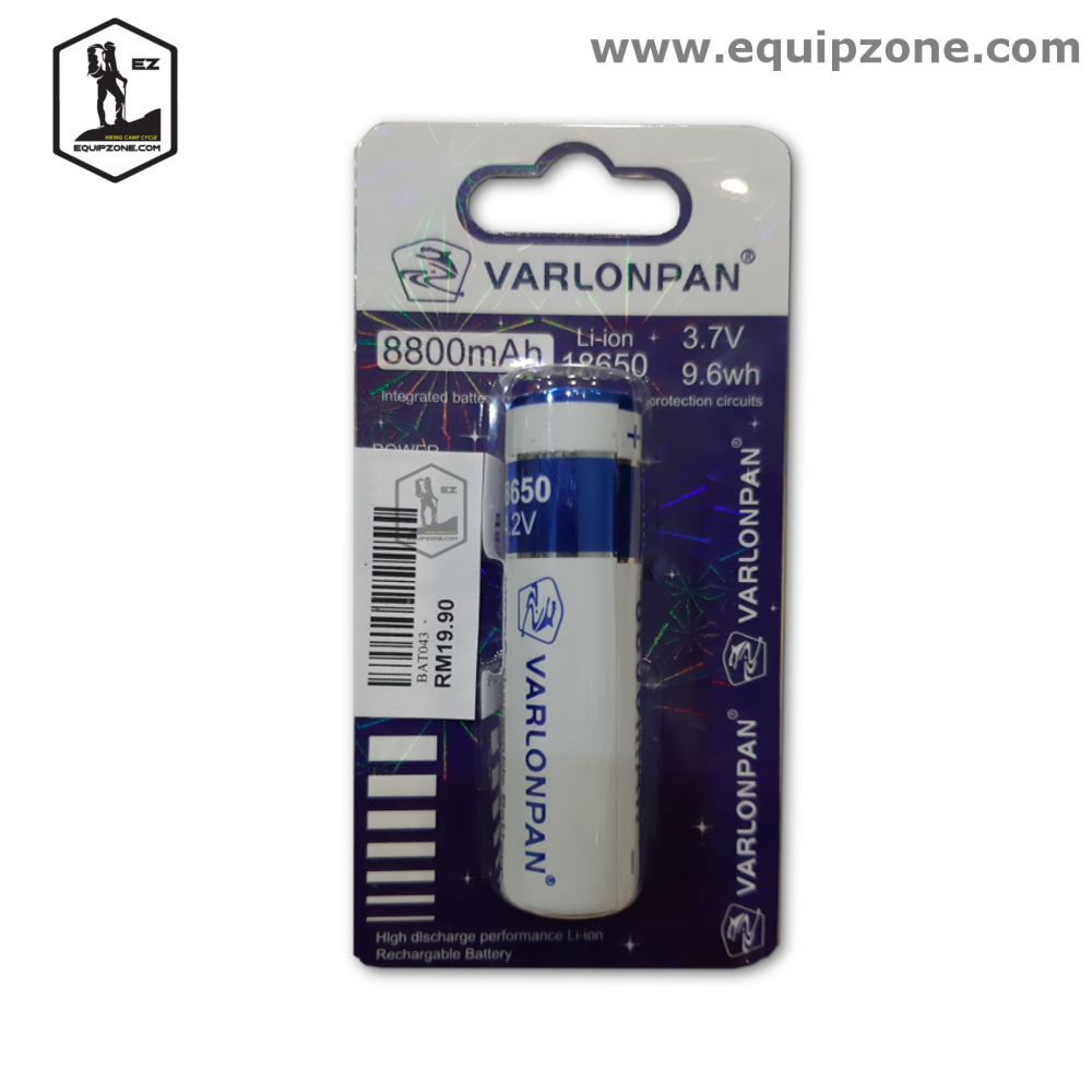 18650 Varlonpan Li-ion battery – Outdoor Store