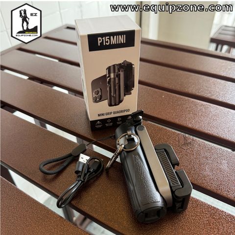 P15 Mini Grip Quadripod Compact and Pocketable Deisgn Rechargeable ...