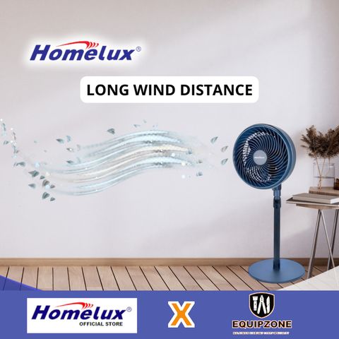 HOMELUX 2 IN 1 STAND FAN 8" ADJUSTABLE STAND FAN HSF-108PW KIPAS ...
