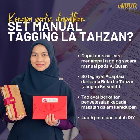 ENUUR Manual Tagging La Tahzan – Mom & Gals Closet By Eryna And Alya