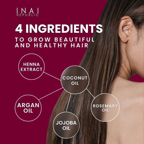 Inai Republic Henna Hair Therapy: 4 in 1 Full Hair Care Set (Free 1 ...
