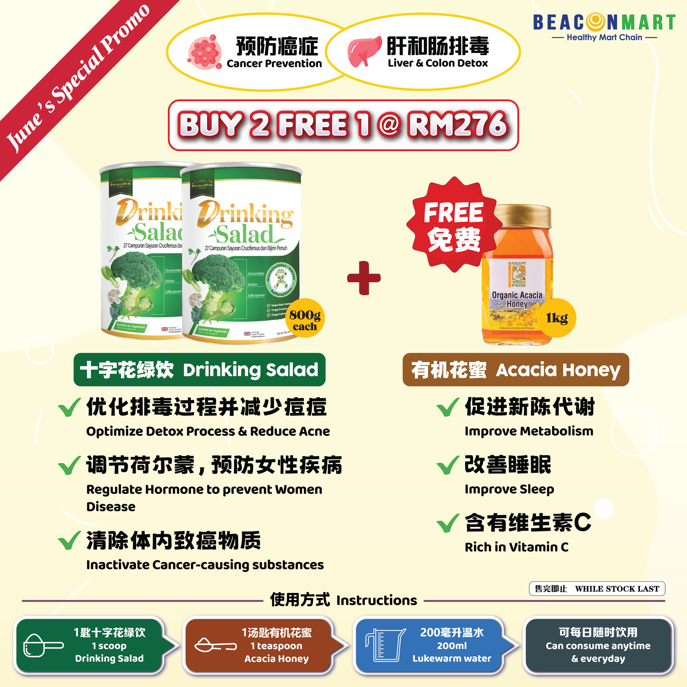 Premium Pure Drinking Salad – Beacon Mart