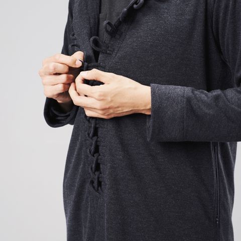 Thorough Loops Hoodie Cloak (Charcoal) – FBK Design