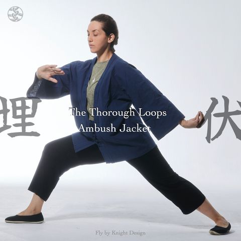 Cotton and Linen Thorough Loops Ambush Jacket (INDIGO BLUE) – FBK Design