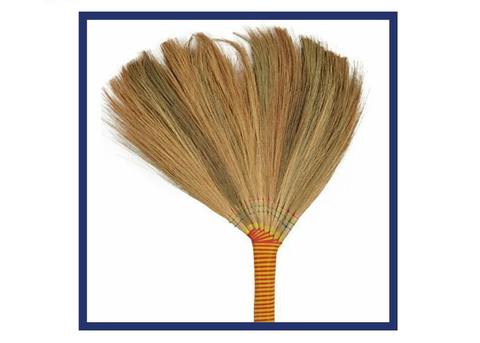 WBM-888A 888 Zebra Strip Grass Broom/Myanmar Broom/Strip Paddy Broom ...