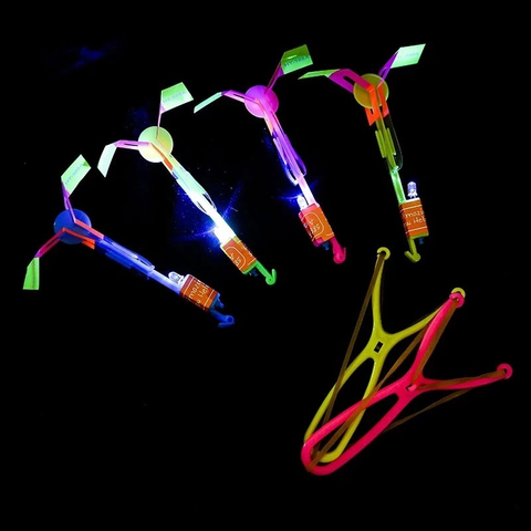 BGM-022 Large Flying Rotating Rocket Helicopter Flash LED Light Elastic ...