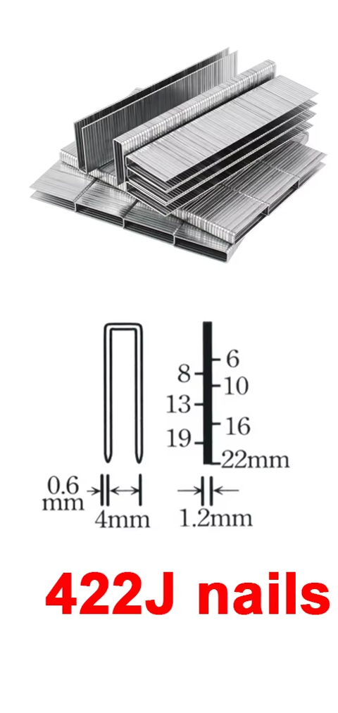 BN-422 1 Box 422J Air Stapler Nail Refill Nail for 422 Nailer Stapler ...