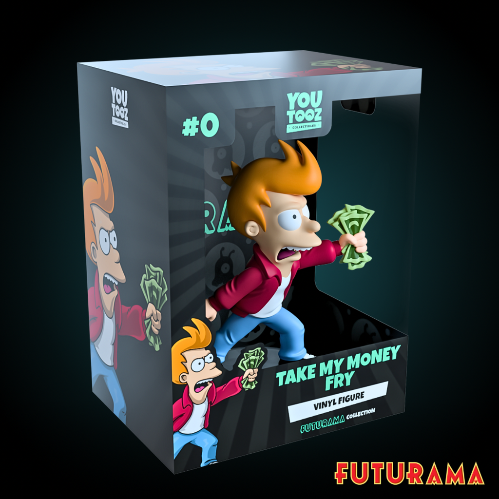 Futurama 系列蒐藏雕像 Philip J. Fry Take My Money [Youtooz] – 無人島玩具