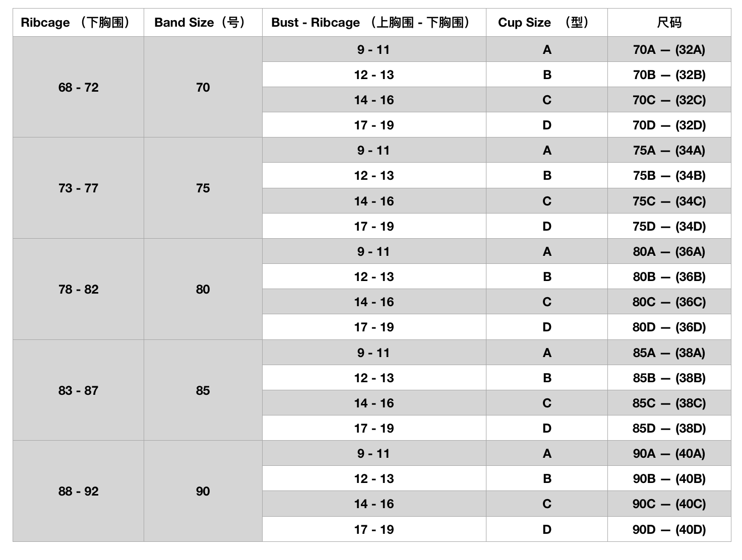 Measurement Guides – Hwoofit | Comfy Wear