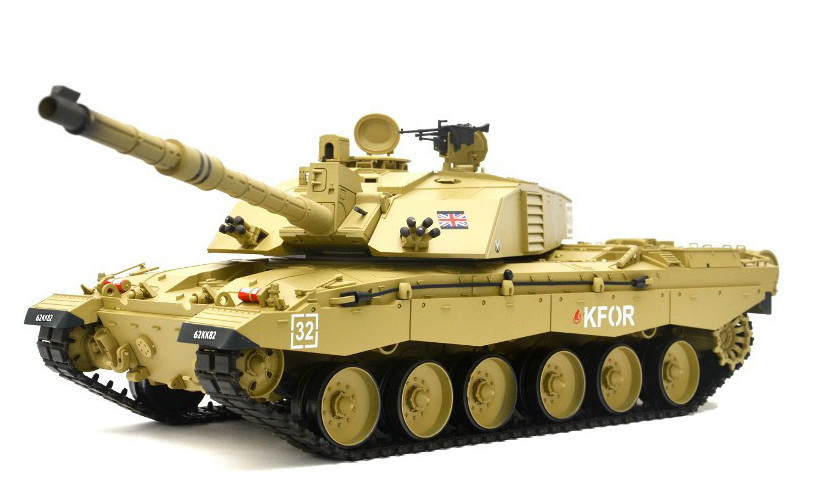 Heng Long Challenger 2 RC Tank 2.4ghz 1/16th Scale - Pro Version (steel gearbox and metal ...