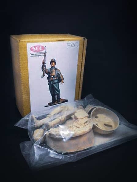 1/16 scale WW2 unpainted figure kit Waffen SS rifleman soldier – RC ...