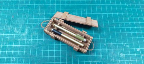 1/16 Wooden Ammunition Crate with 2 Shells inside TAIGEN – RC Tank ...
