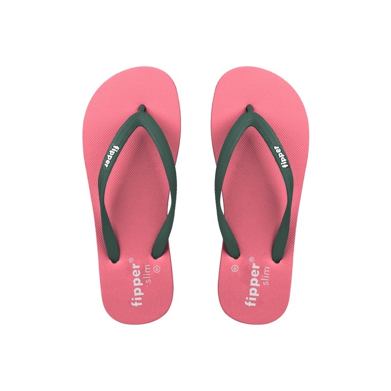 Fipper Slim Rubber for Women in Pink / Green Viridian – Fipper Official ...