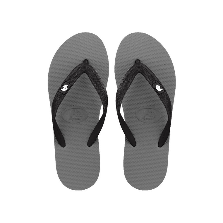 Fipper Slipper Walker Rubber for Men in Grey / Black – Fipper Official ...
