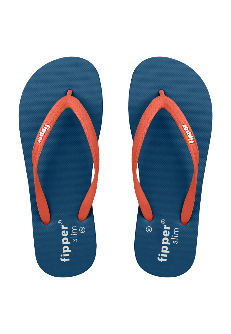 Fipper Slim Rubber for Women in Blue Snorkel/Peach – Fipper Official Store