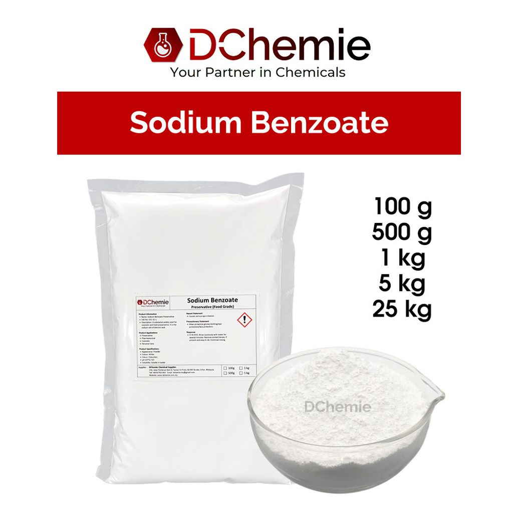 Sodium Benzoate Preservative Food Grade Dchemie Malaysia