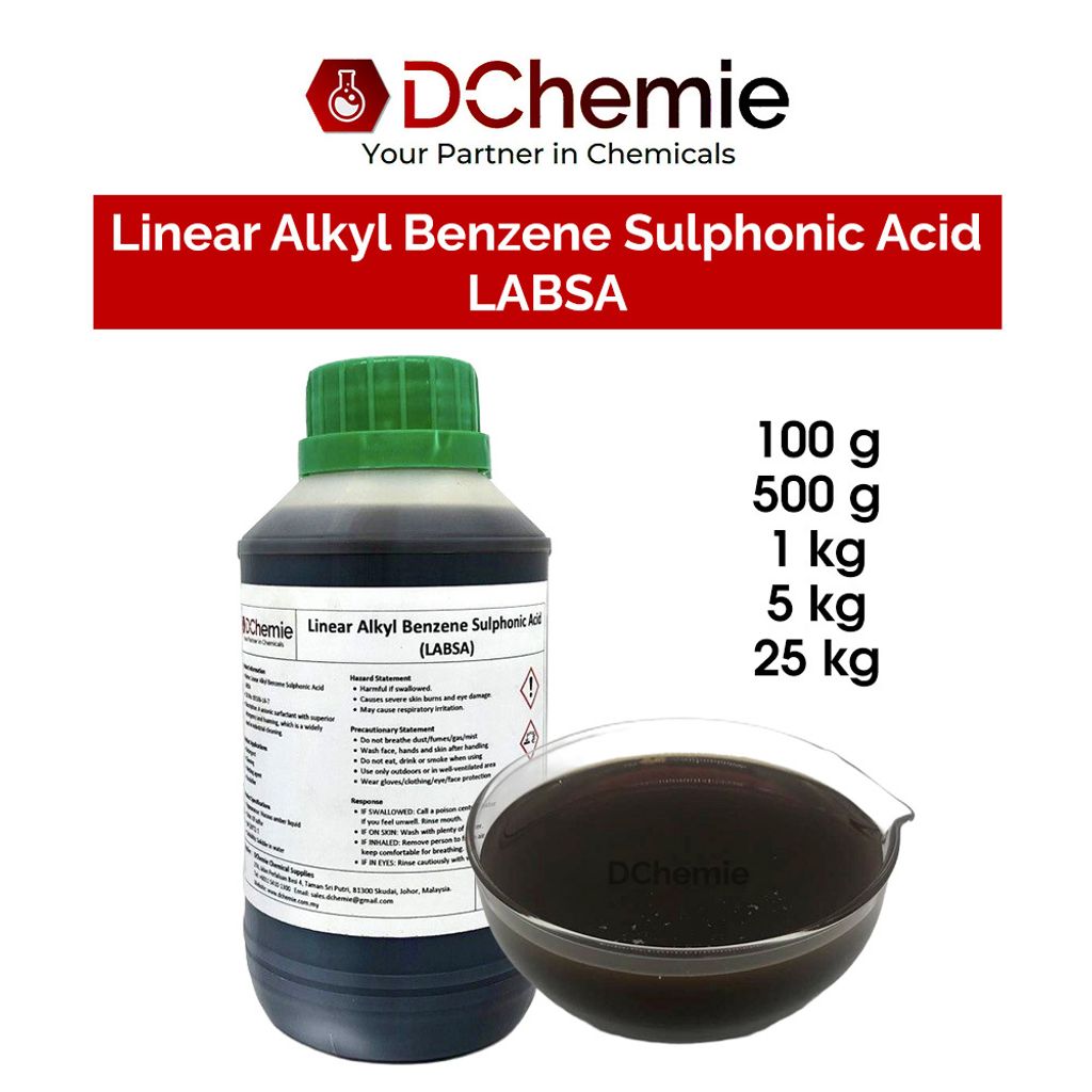Linear Alkyl Benzene Sulphonic Acid LABSA – DChemie Malaysia Linear Alkyl Benzene Sulphonic Acid LABSA – DChemie Malaysia