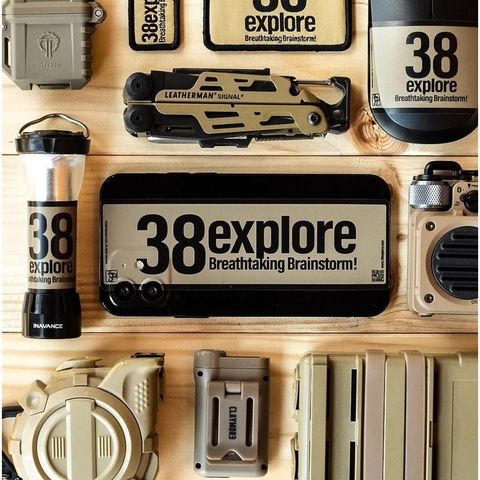 38explore - 38 Stickers Set 貼紙三件組 – 山舍 3sir.camp