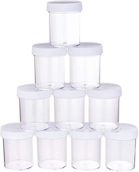 Clear Plastic Sample Bottle with white cap for Soil Sample – SURESERV ...