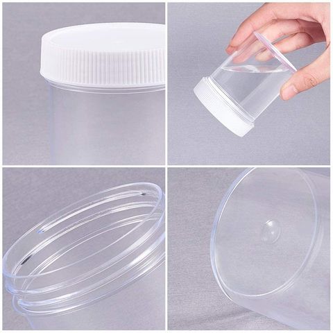 Clear Plastic Sample Bottle with white cap for Soil Sample – SURESERV ...