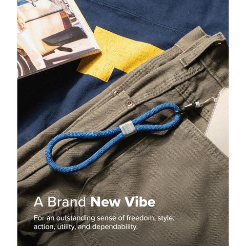 RINGKE® ROPE HAND STRAP Solid Craftsmanship Cast Metal Embellishments ...