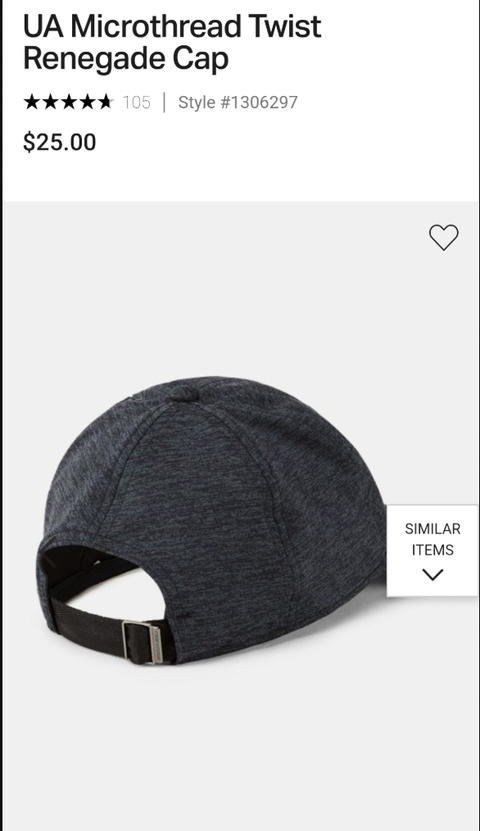 Under Armour Microthread Twist Renegade Cap logo棒球帽 – Chic Couture ...