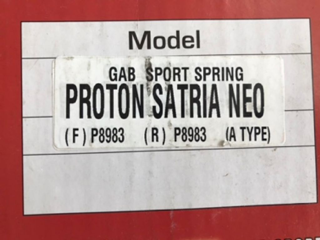 Proton SATRIA NEO gab sport spring – TKC AUTO TRADING