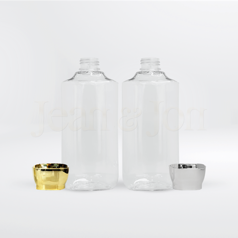 Chrome Cap Clear Body Shower Gel Bottle | 300ml – Jean & Jon