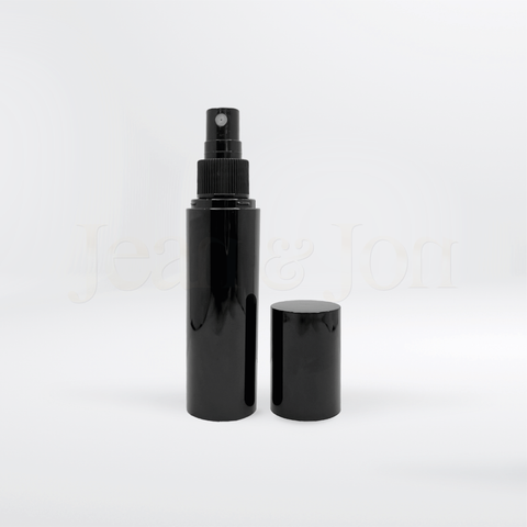 Glossy Black Mist Spray Bottle | 50ml – Jean & Jon