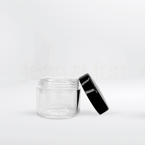 Mini Round Air-Tight Transparent Jar | 20g – Jean & Jon