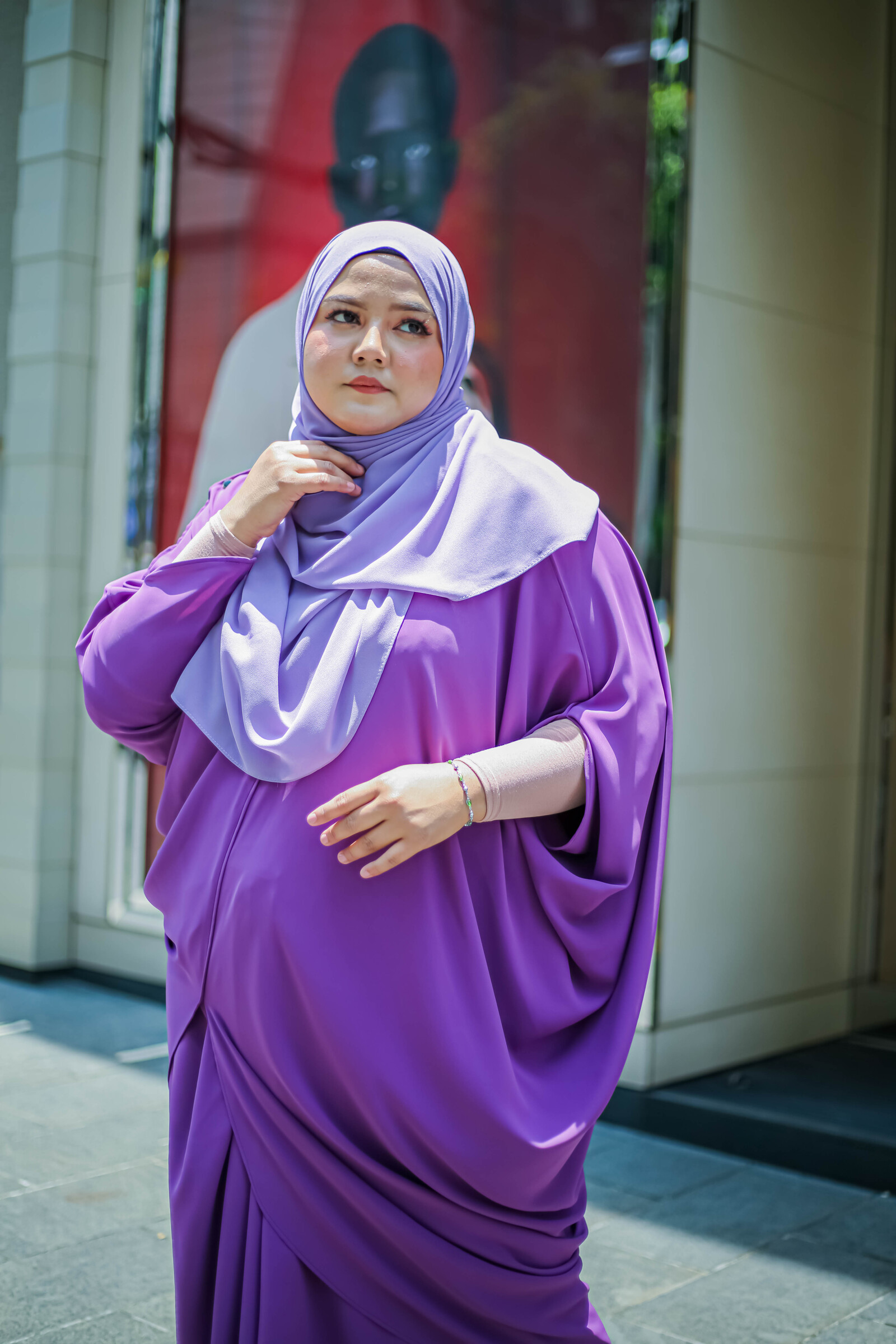Natalia Royal Kaftan - Cyber Grape – KARABUM