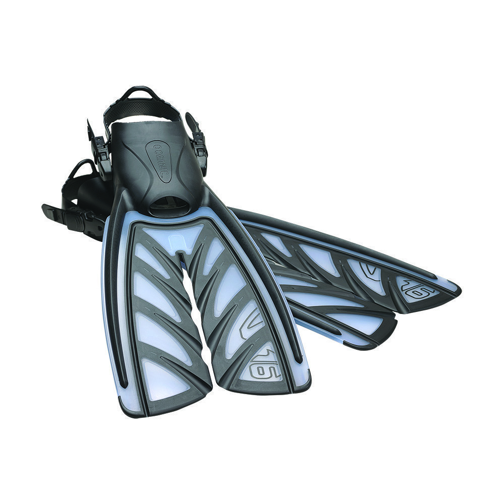 Oceanic V-16 Vortex Split Fins – Coral Dive Store- Store for scuba ...