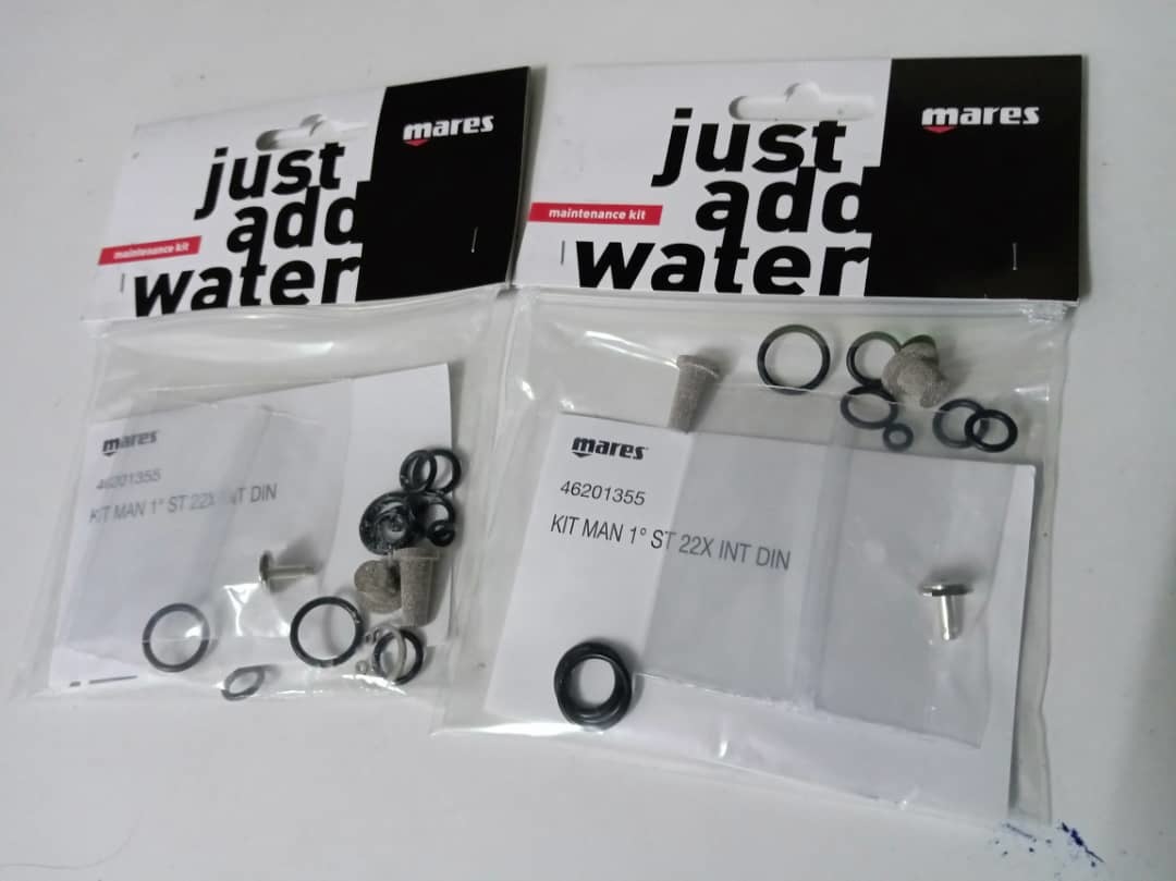 Mares 52X, 22X, 15X First Stage Service Kit with ACT Valve – Coral Dive ...